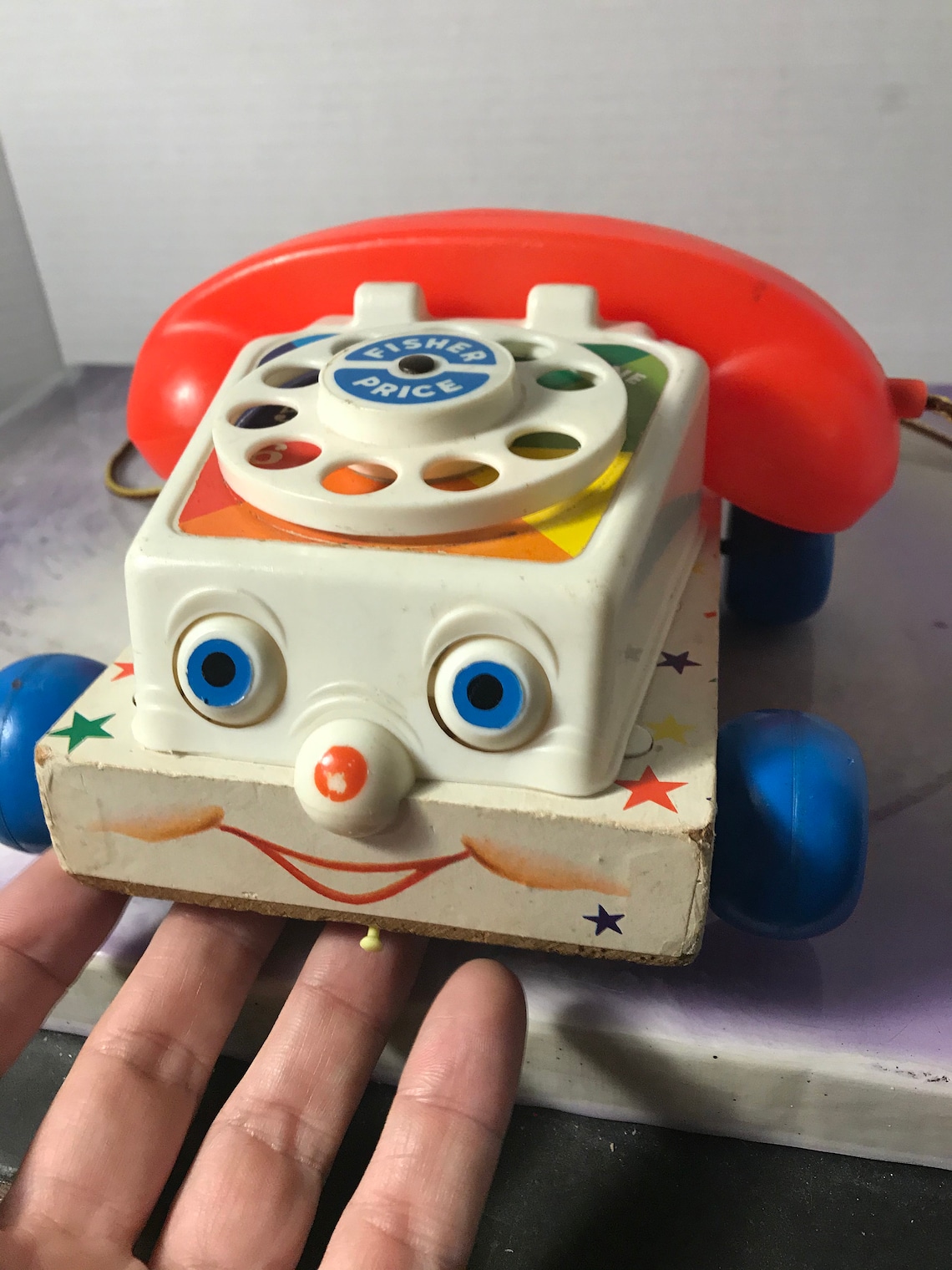 Vintage 1961 Fisher Price Chatter Phone 747 Telephone Pull - Etsy