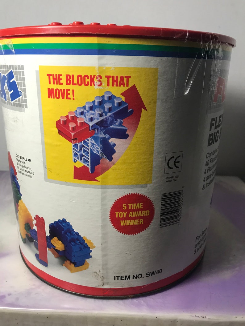 Vintage FLEXI BLOCKS 1990s Lego Styled Big Building Blocks - Etsy