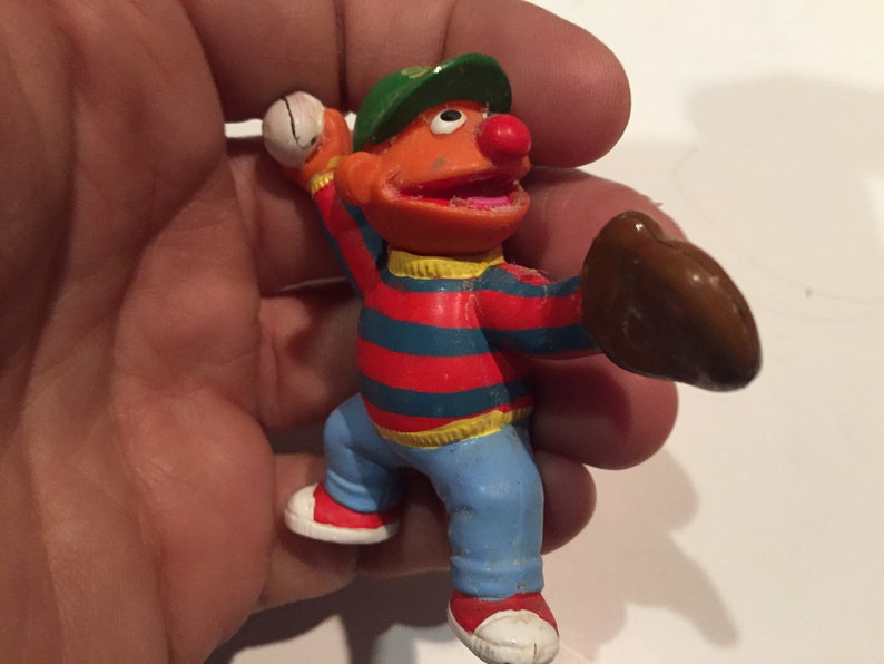 Vintage Applause Sesame Street Ernie Baseball Pitcher Figure - Etsy
