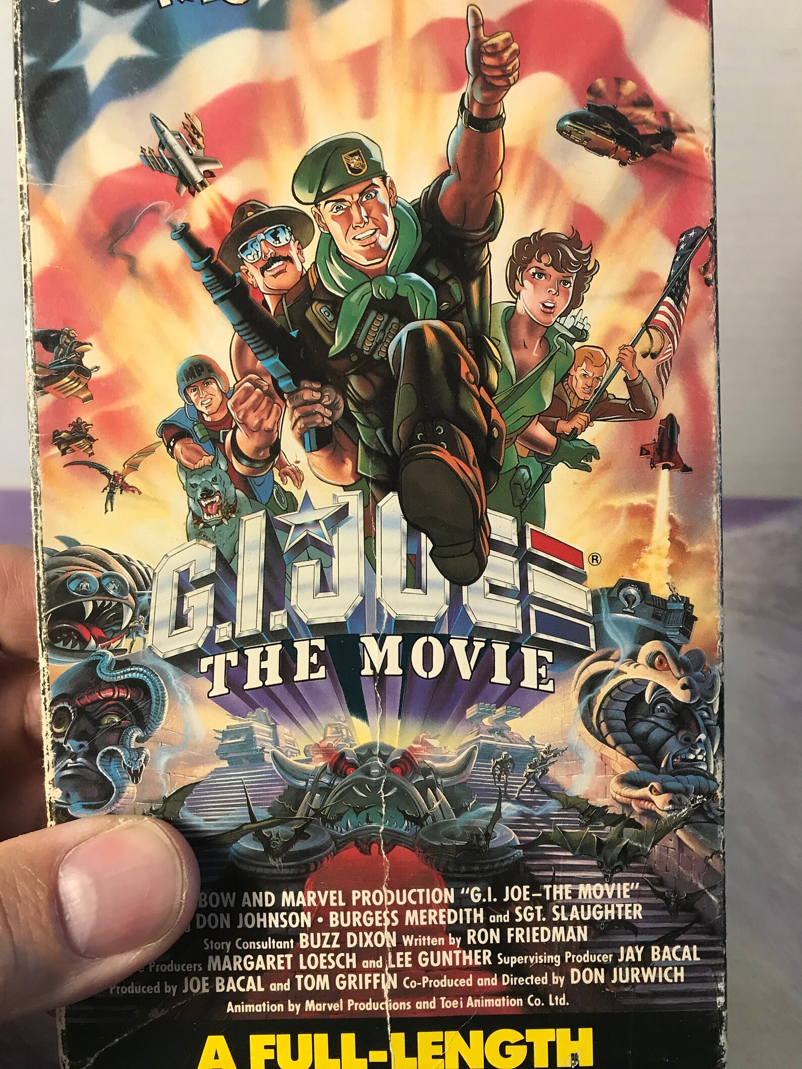 Vintage GI JOE The Movie VHS 1980's Sunbow Hasbro Full | Etsy