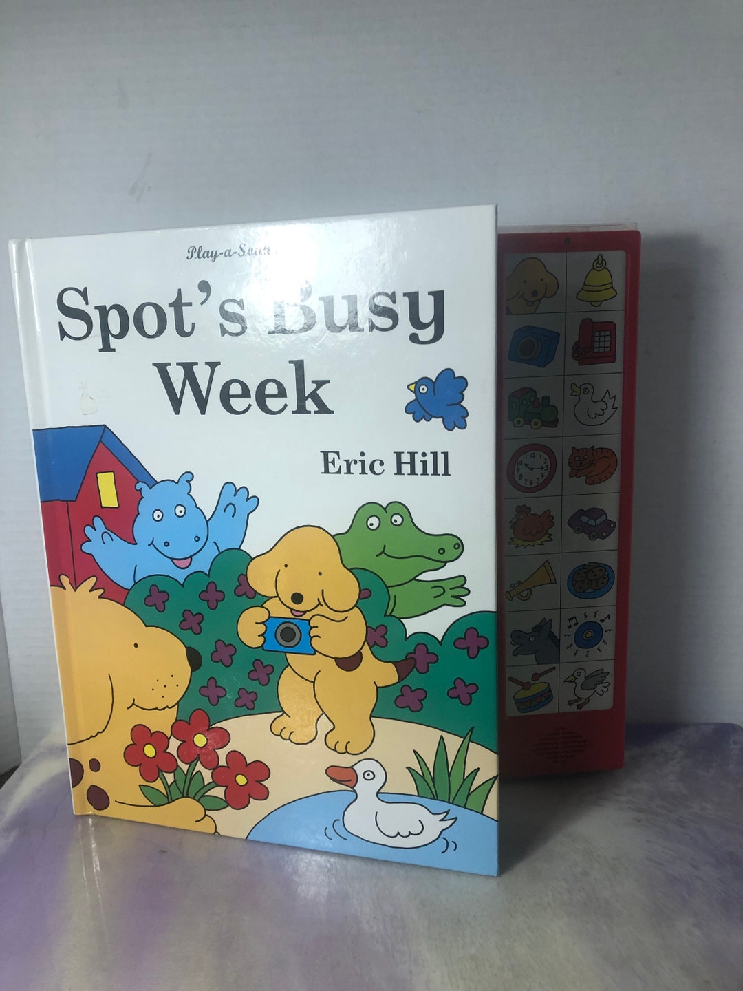 Vintage Spot the DOG Eric Hill Kids Book Spot's Busy Week Interactive ...