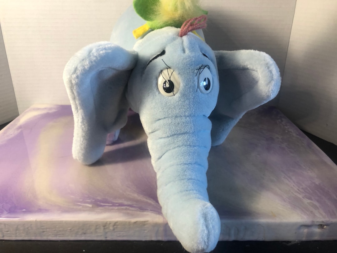 Vintage Dr Seuss Horton Hears a Who Plush Hand Puppet Plush - Cute ...