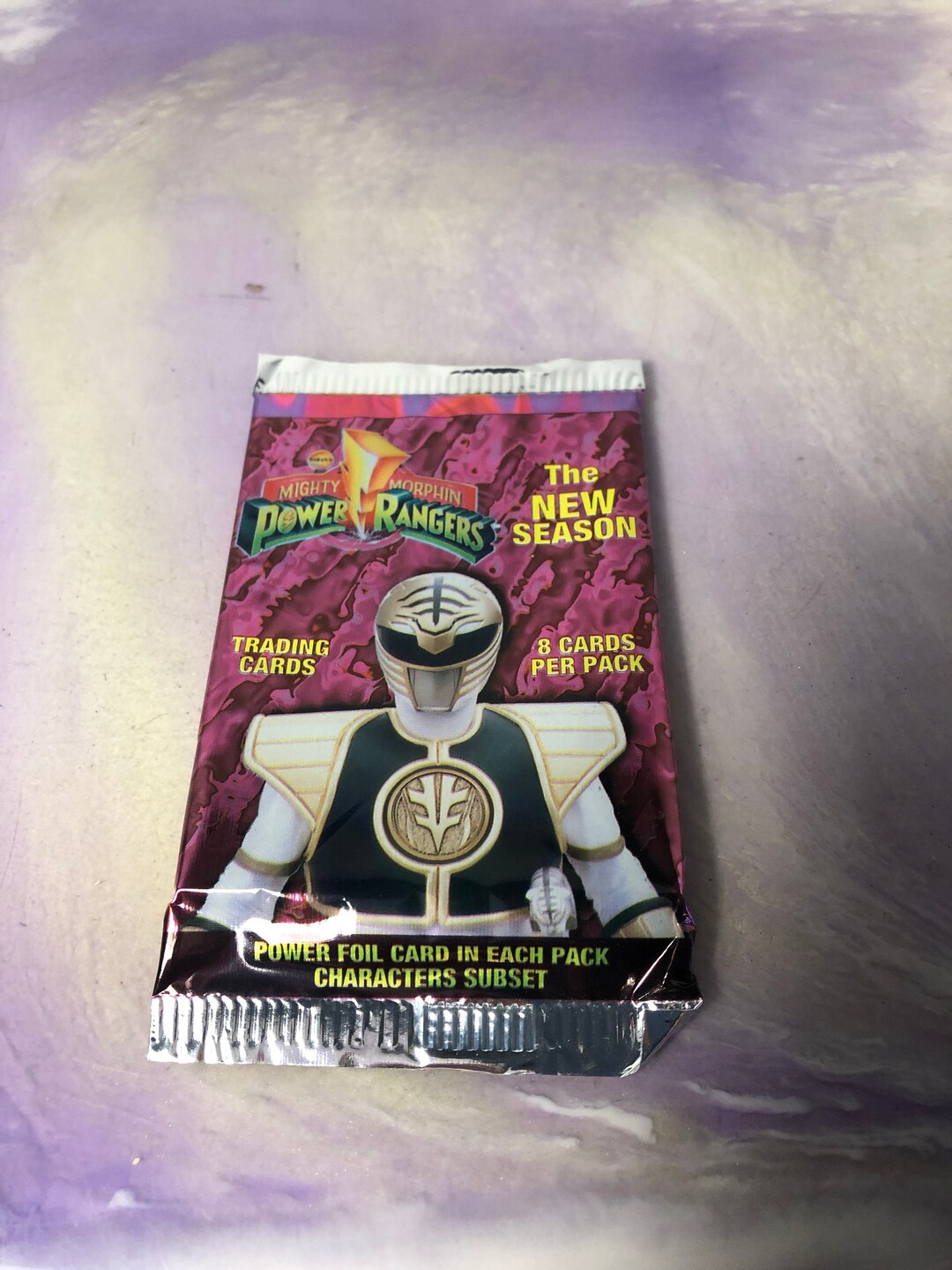 Vintage MMPR Power Rangers Trading Cards 1990's SEALED PACK Rare 90's ...