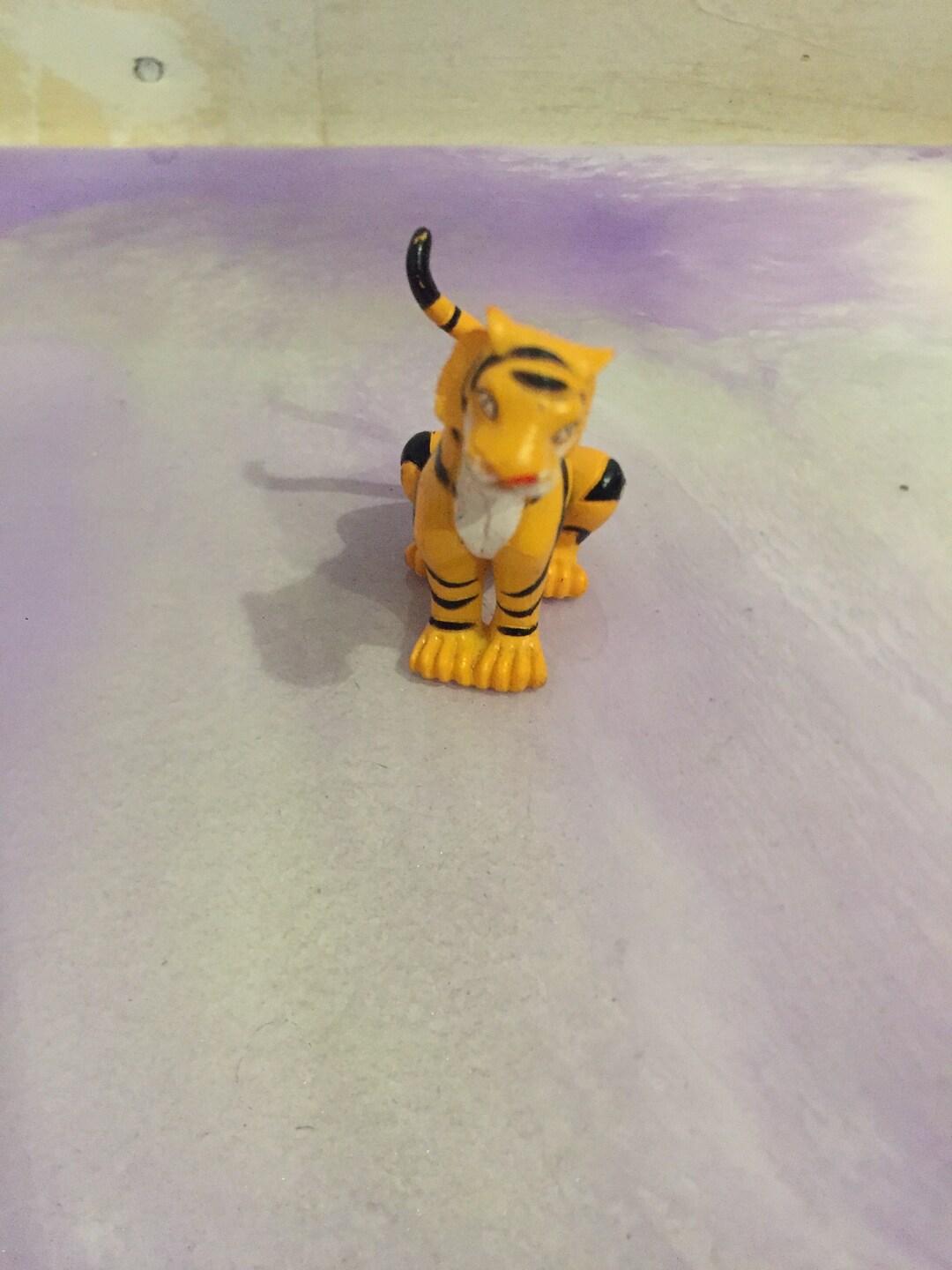 Vintage Disney Aladdin Baby Rajah the Tiger Figure PVC Cake Topper Rare ...