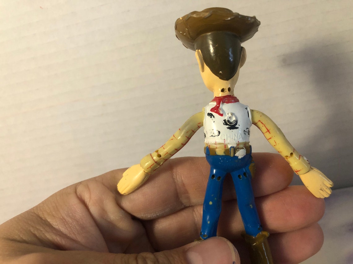 Vintage Disney Pixar Toy Story - PVC Figure - 4 Inch Sheriff Woody ...