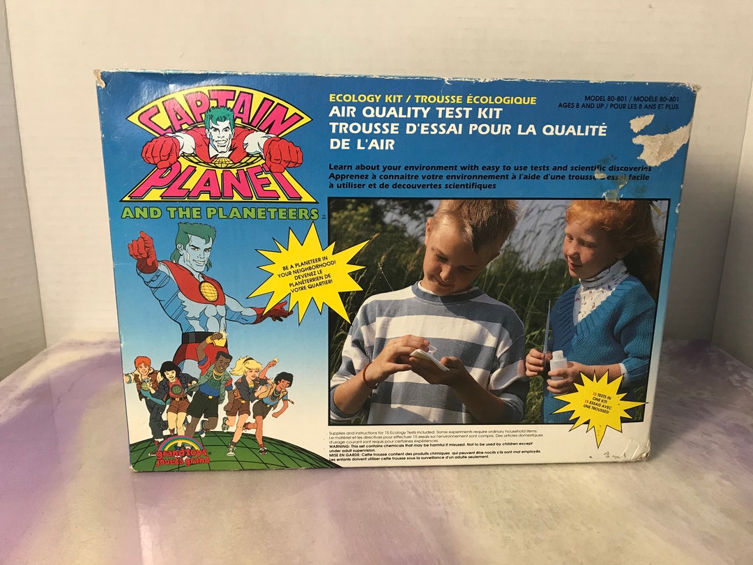Vintage Rare TIGER Toys Captain Planet Planeteers Ecology Air Quality ...