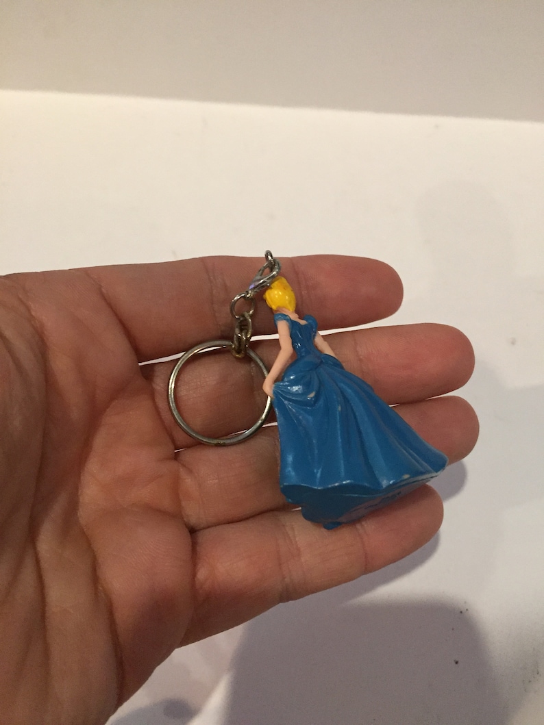 Vintage Disney Princess Cinderella Keychain Cinderella Blue | Etsy
