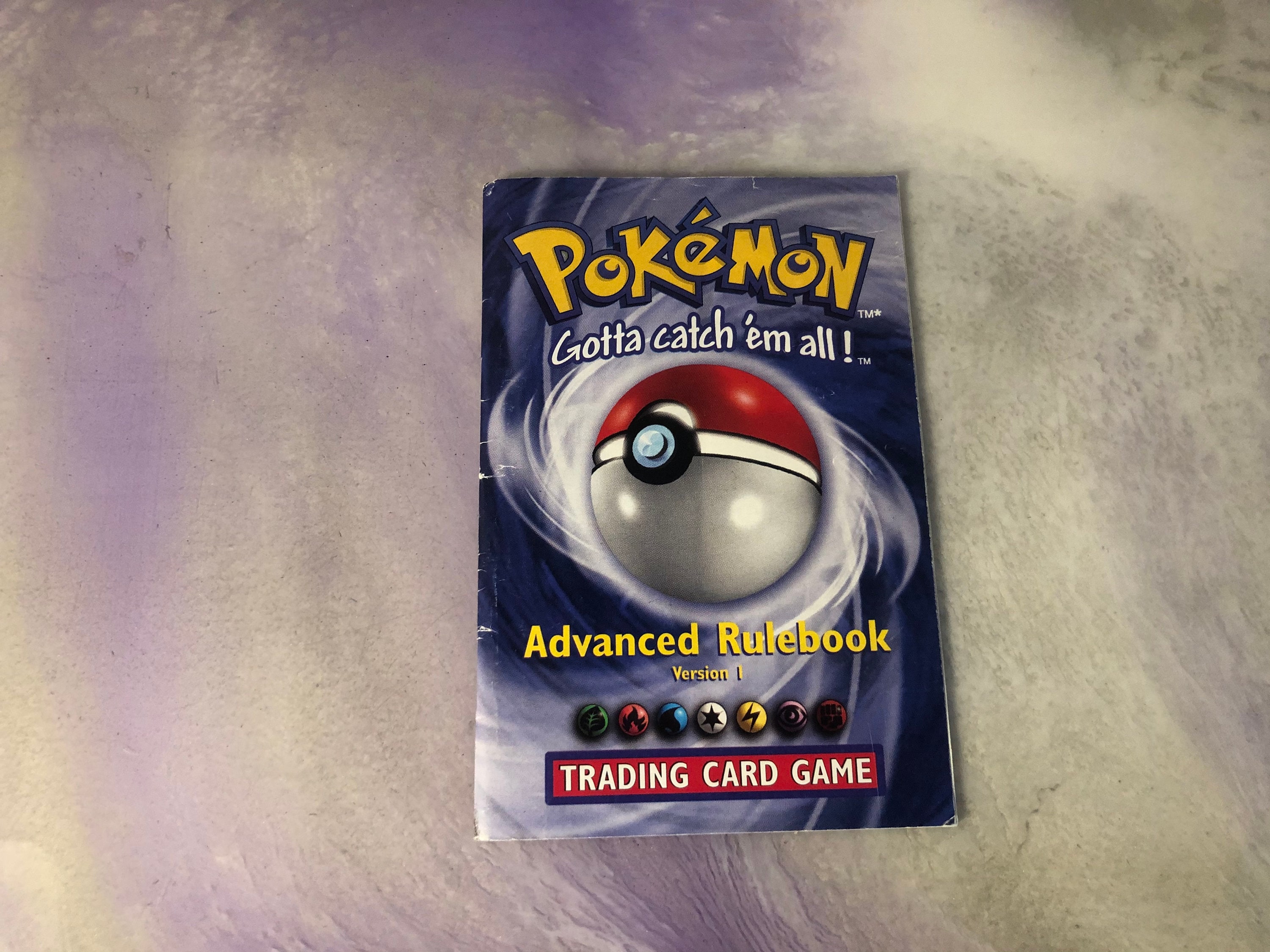 Vintage Pokemon Trading Card Game Advance Rule Book Version 1 - Etsy