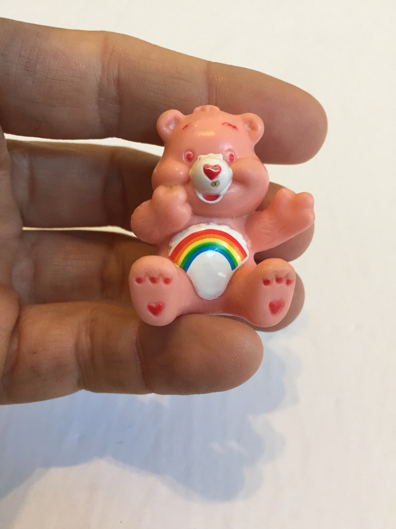 Vintage Care Bears Figure Cheer Bear Vintage Cake Topper Used | Etsy