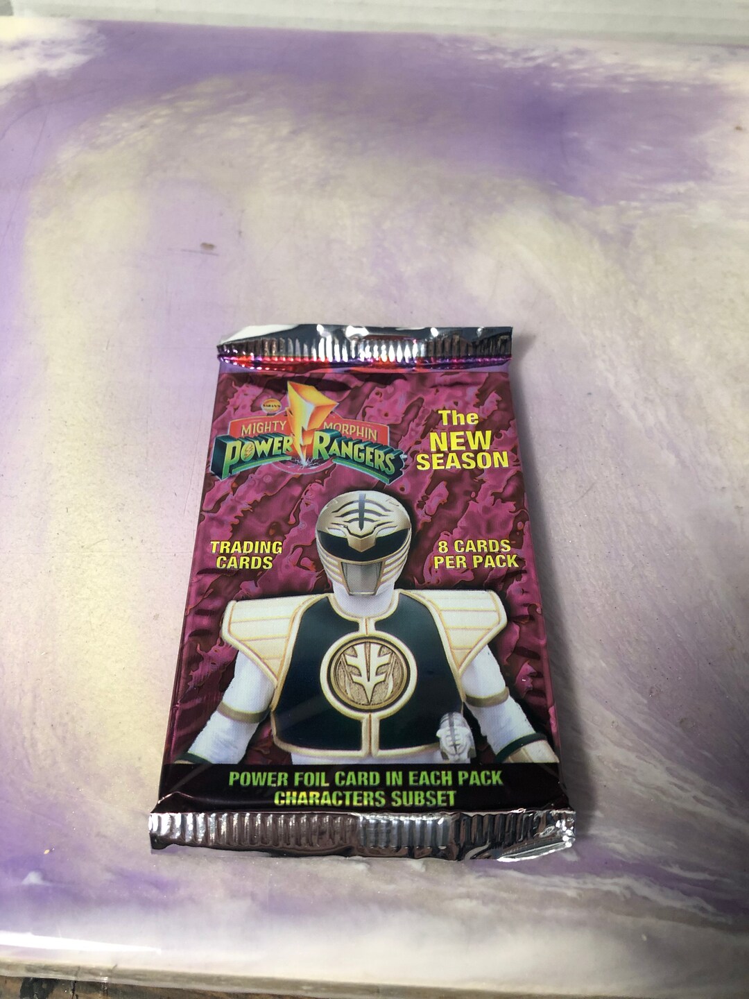 Vintage MMPR - Power Rangers Trading Cards 1990's SEALED PACK - Rare 90 ...