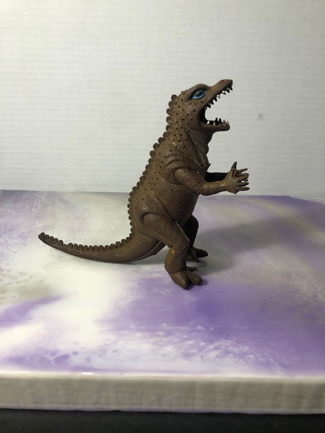 Vintage Dinosaur Toy AAA Toys Rubber Brown T-rex - Rare Vintage Plastic ...