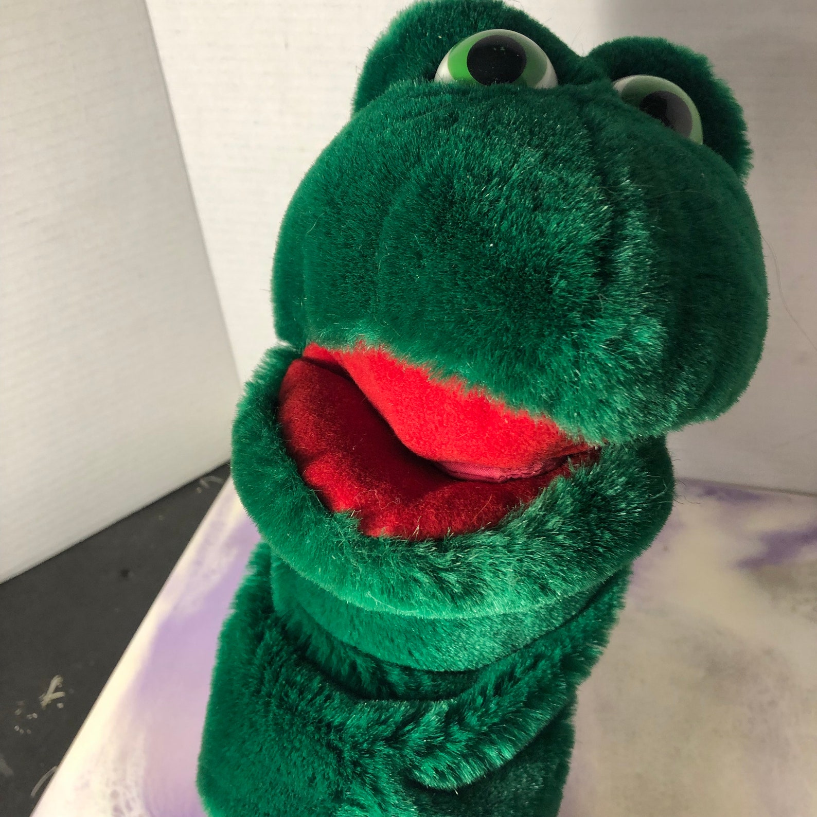 Vintage Russ Frog Hand Puppet Brand New With Tags Awesome - Etsy