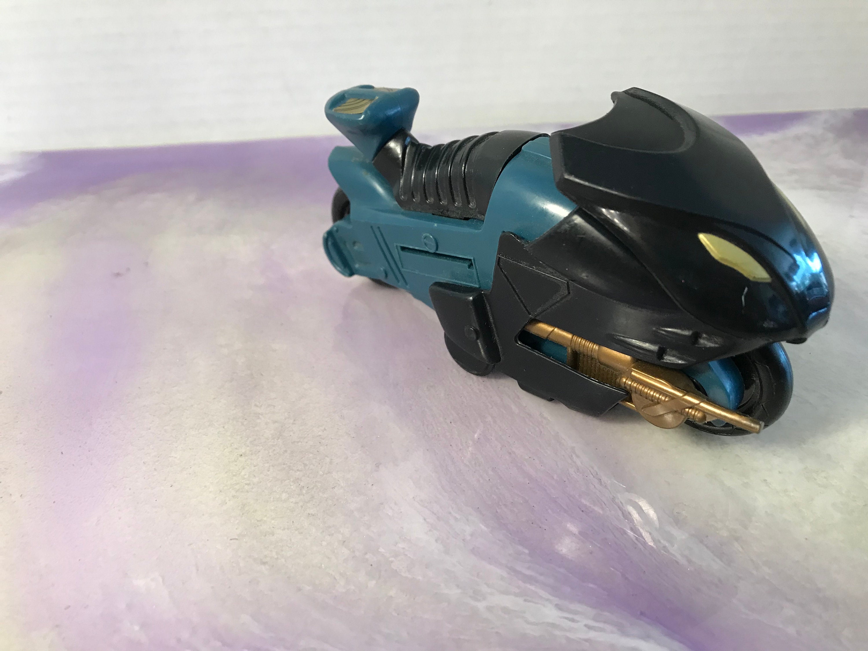 Vintage 1990 Kenner Batman BATCYCLE Vehicle Toy Batman 90's Toy Line ...