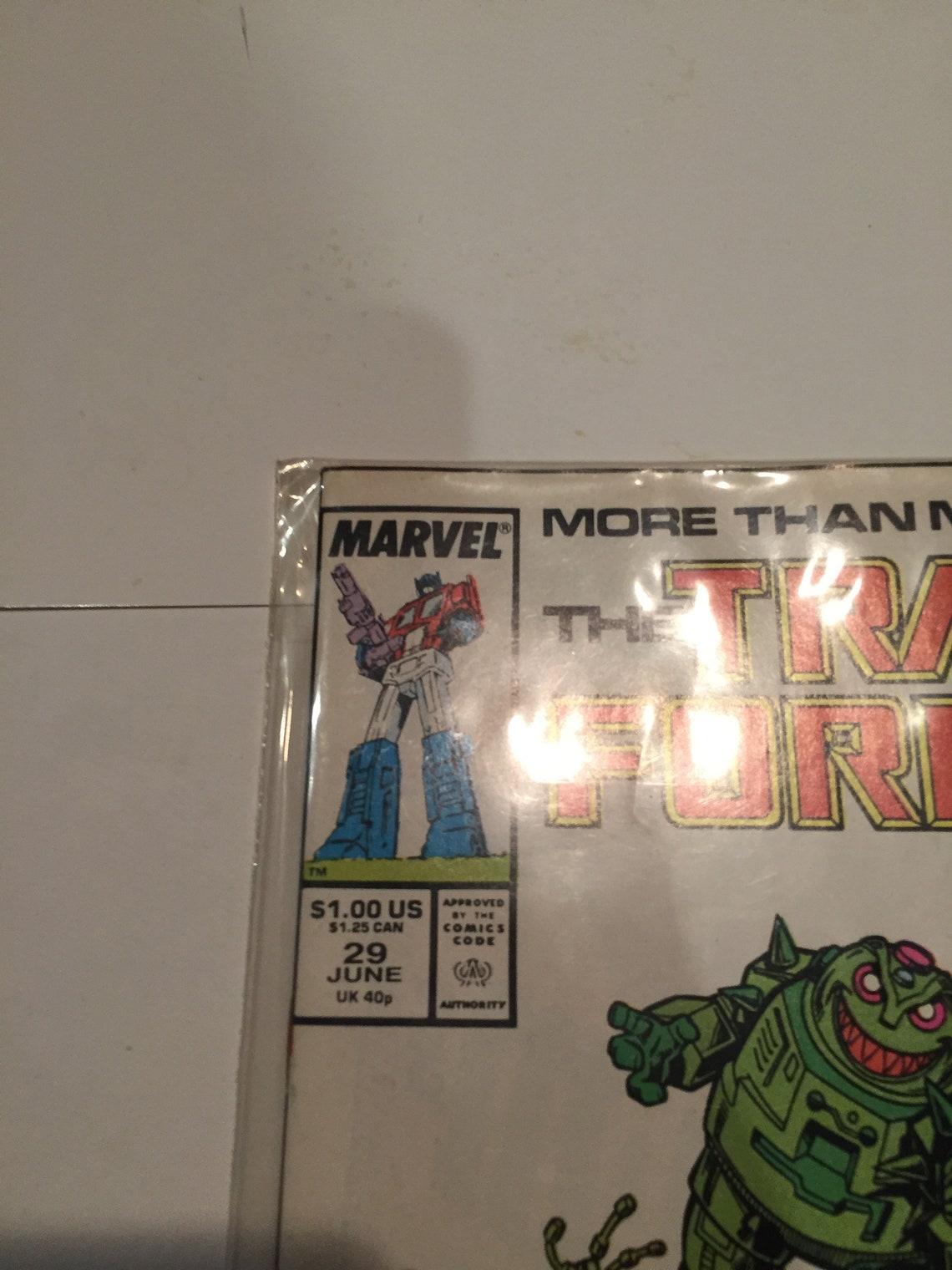 Vintage Rare Transformers #29 Marvel Comic 1986 Marvel Transformers 80 ...