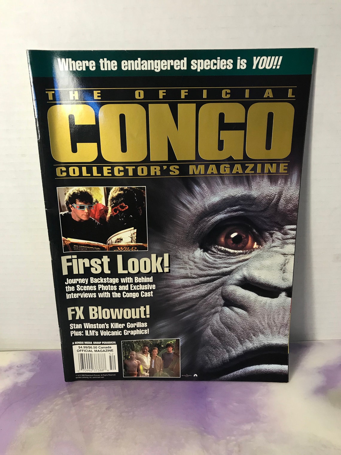 Vintage Official CONGO Movie Collectors Magazine 1990's - Etsy