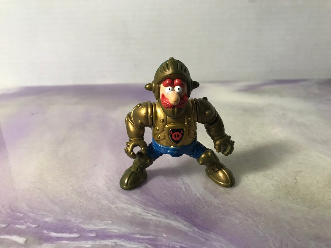 Vintage Great Adventures Styled Castle Playset Gold Knight 3" Figure ...