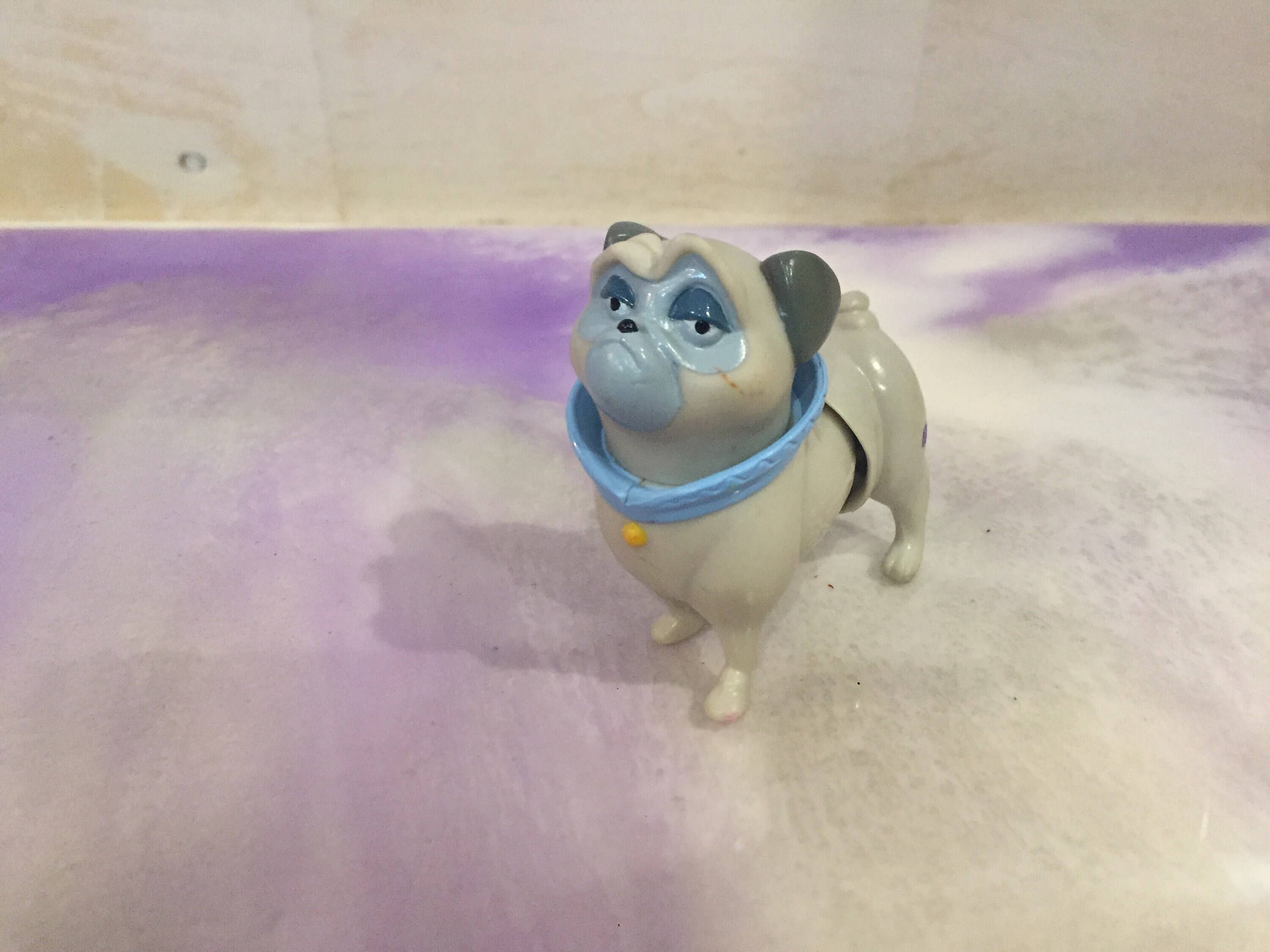Vintage Disney PVC Pocahontas Percy the Dog White Knob Wind - Etsy