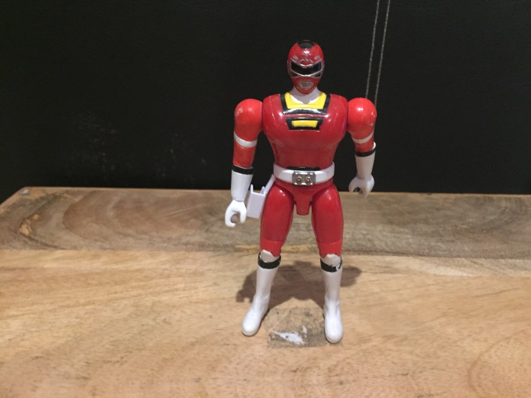 Vintage 1997 Bandai Power Rangers in Space Series RED Ranger 4 - Etsy