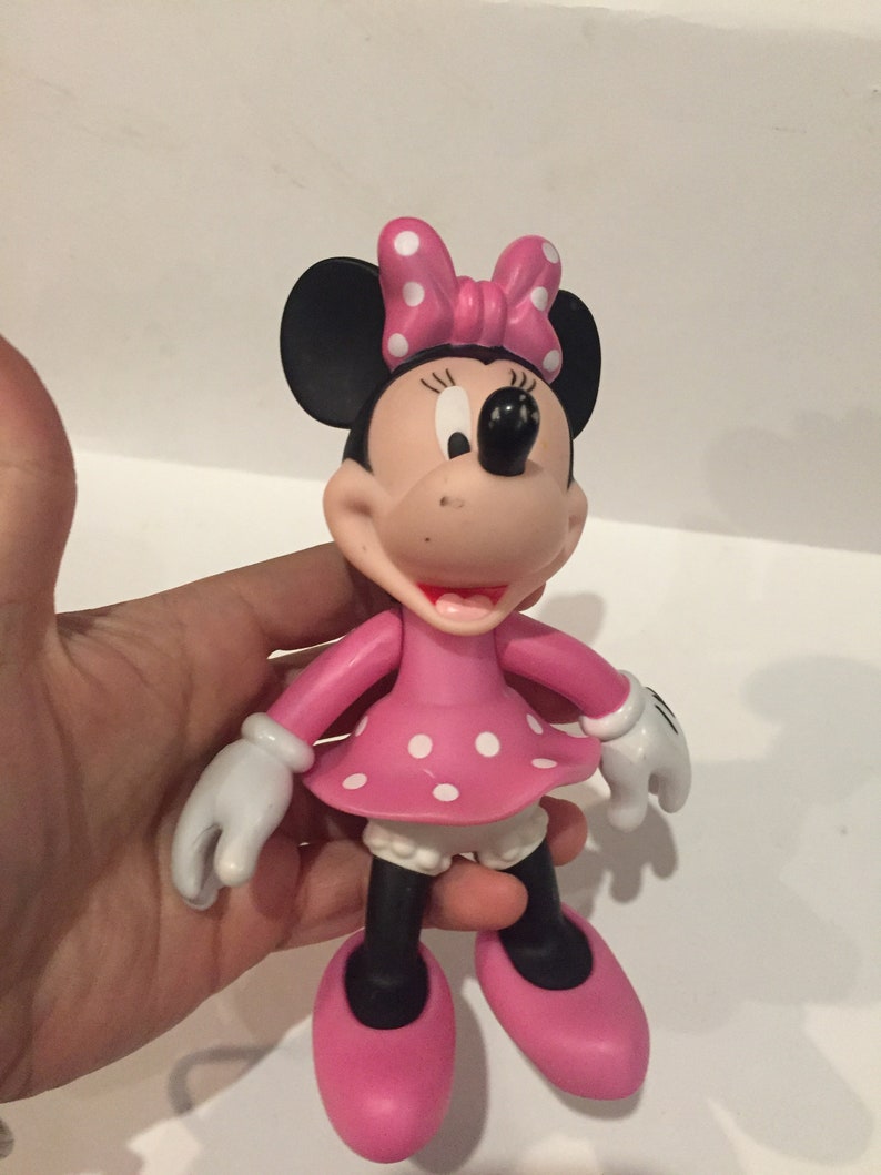 Vintage Disney Large PVC Minnie Mouse PVC Figure Toy/cake Topper ...