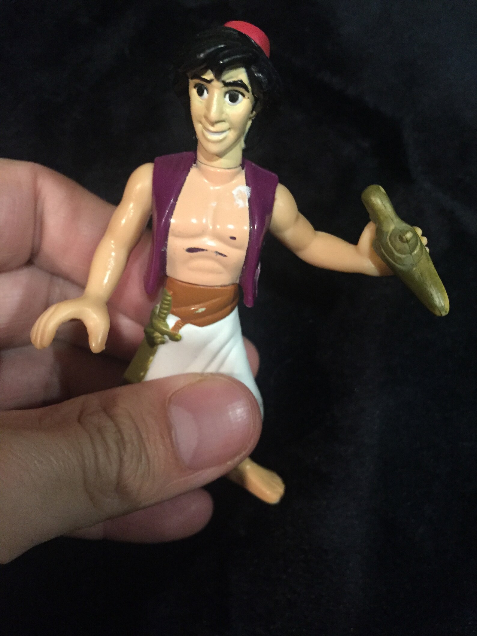 Vintage Disney's Aladdin Figure Aladdin and the Lamp! Disney Aladdin ...