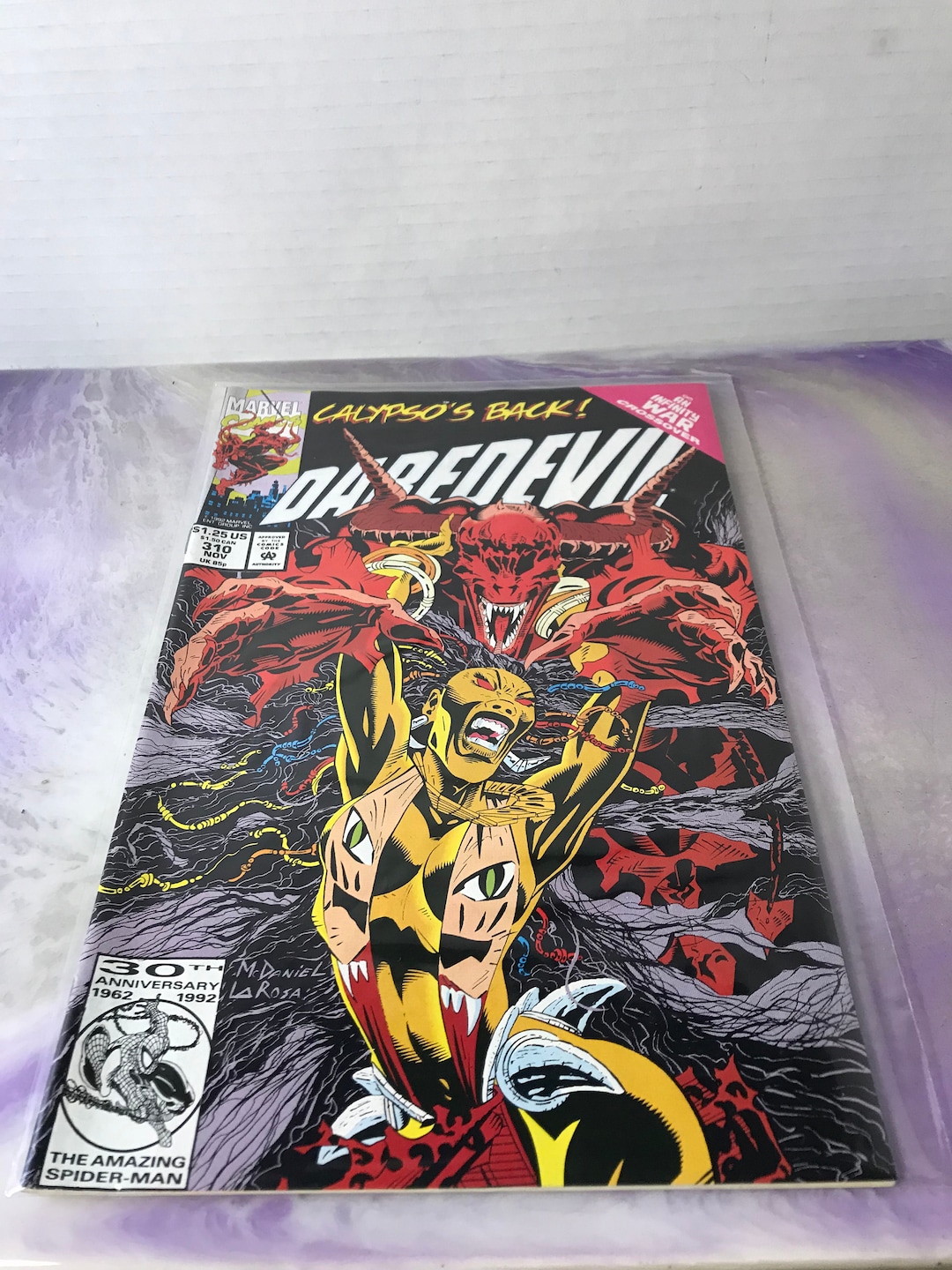 Vintage Marvel Comics Daredevil the Man Without Fear 310 1990's Comic ...