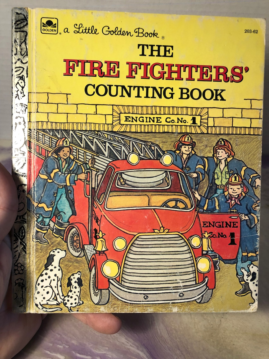 Vintage the Firefighters Counting Book Little Golden Book - Hardcover ...
