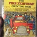 Vintage the Firefighters Counting Book Little Golden Book Hardcover ...