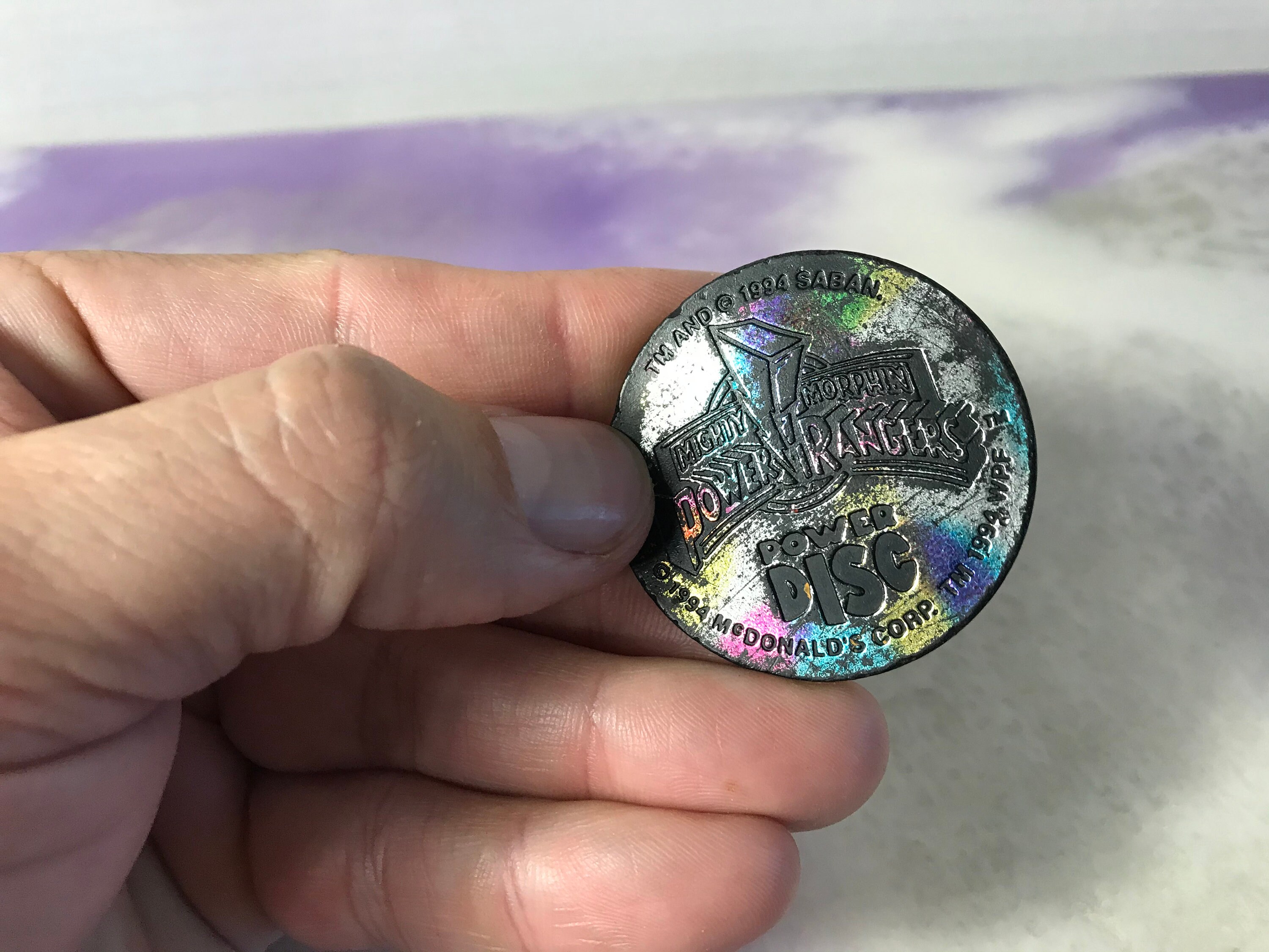 Vintage Pog Mighty Morphin Power Ranger MMPR Themed | Etsy