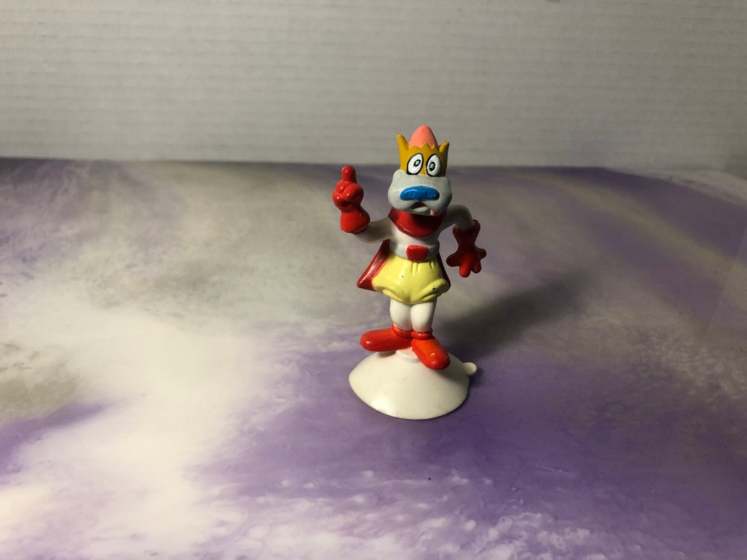 Vintage 1989 Viacom Wendys Mighty Mouse Themed Suction Toy / Figurine ...
