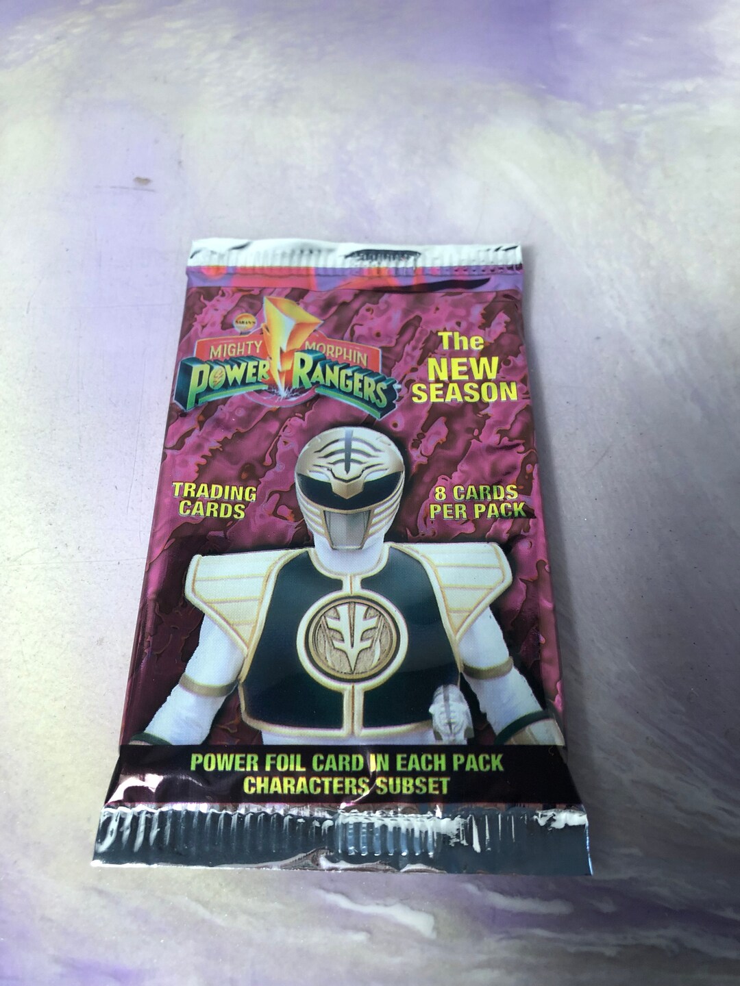 Vintage MMPR - Power Rangers Trading Cards 1990's SEALED PACK - Rare 90 ...