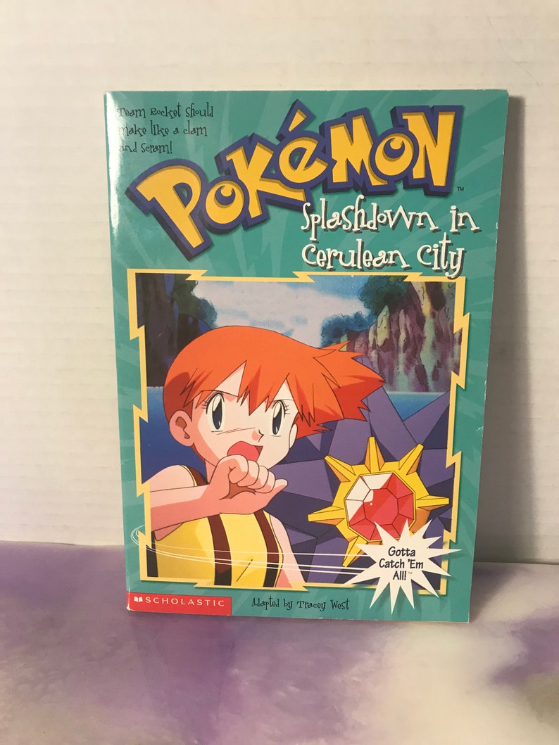 Vintage Pokemon Splashdown in Cerulean City paperback Book - Etsy