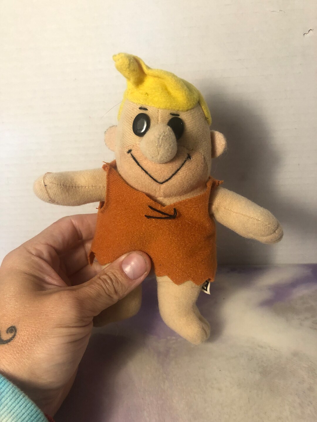 Rare Stuffed Animal Plush Flintstones Toy - Barney Rubble Plush ...