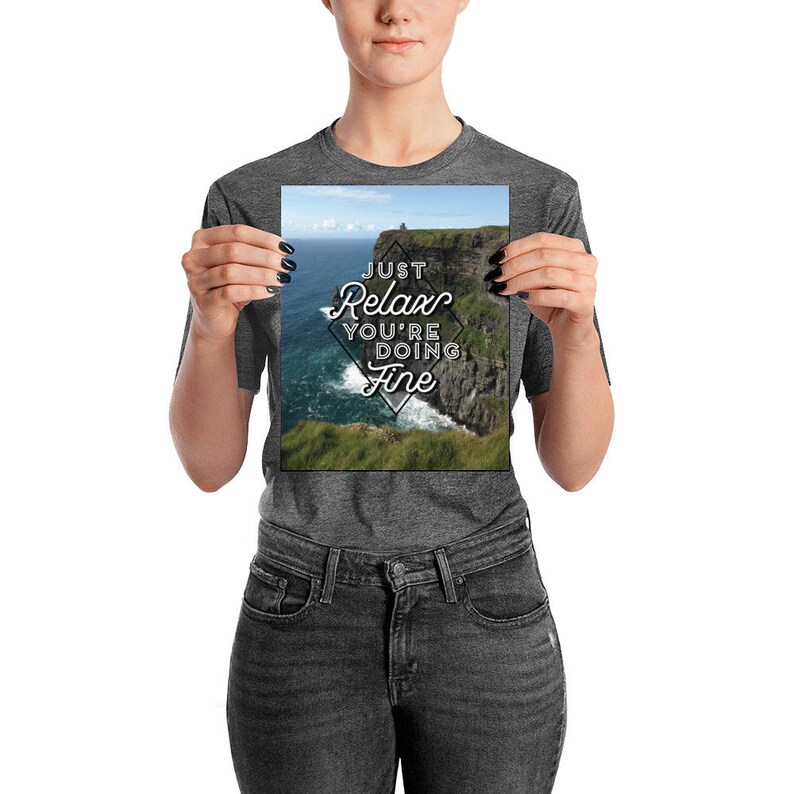 Phish Lyric Poster Just Relax You're Doing Fine - Etsy