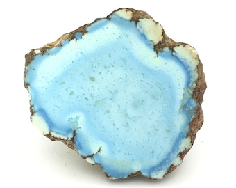 Turquoise Nodule natural/ Cut and Polished , Maykaine, Pavlodar Region ...