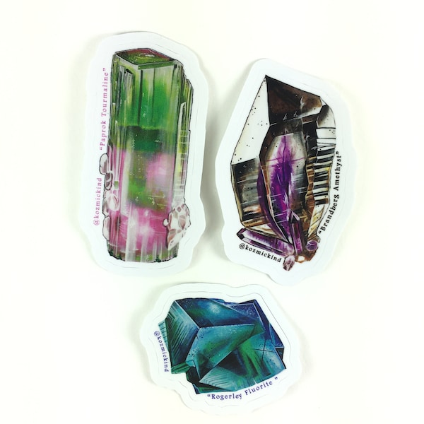 Geology Sticker Pack - Etsy