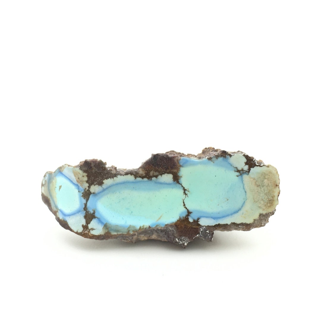 Turquoise Nodule (natural/ Cut and Polished ), Maykaine, Pavlodar ...