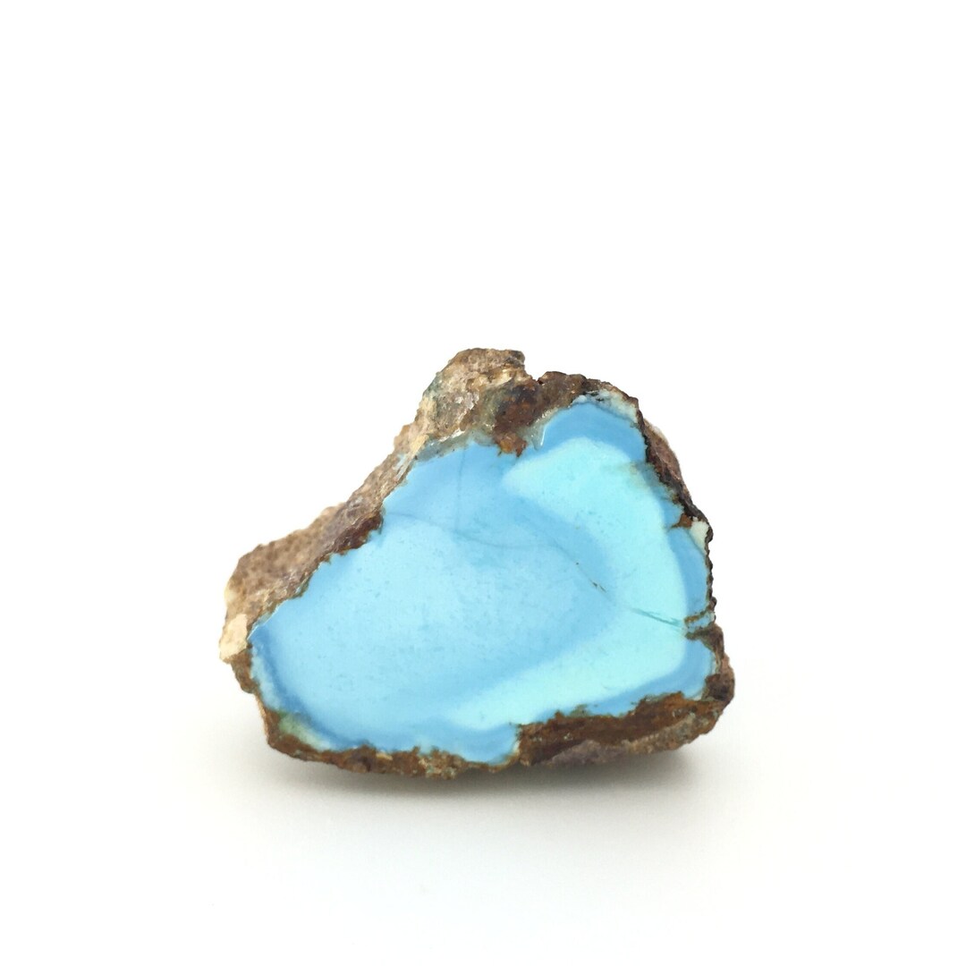 Turquoise Nodule (natural/ Cut and Polished ), Maykaine, Pavlodar ...