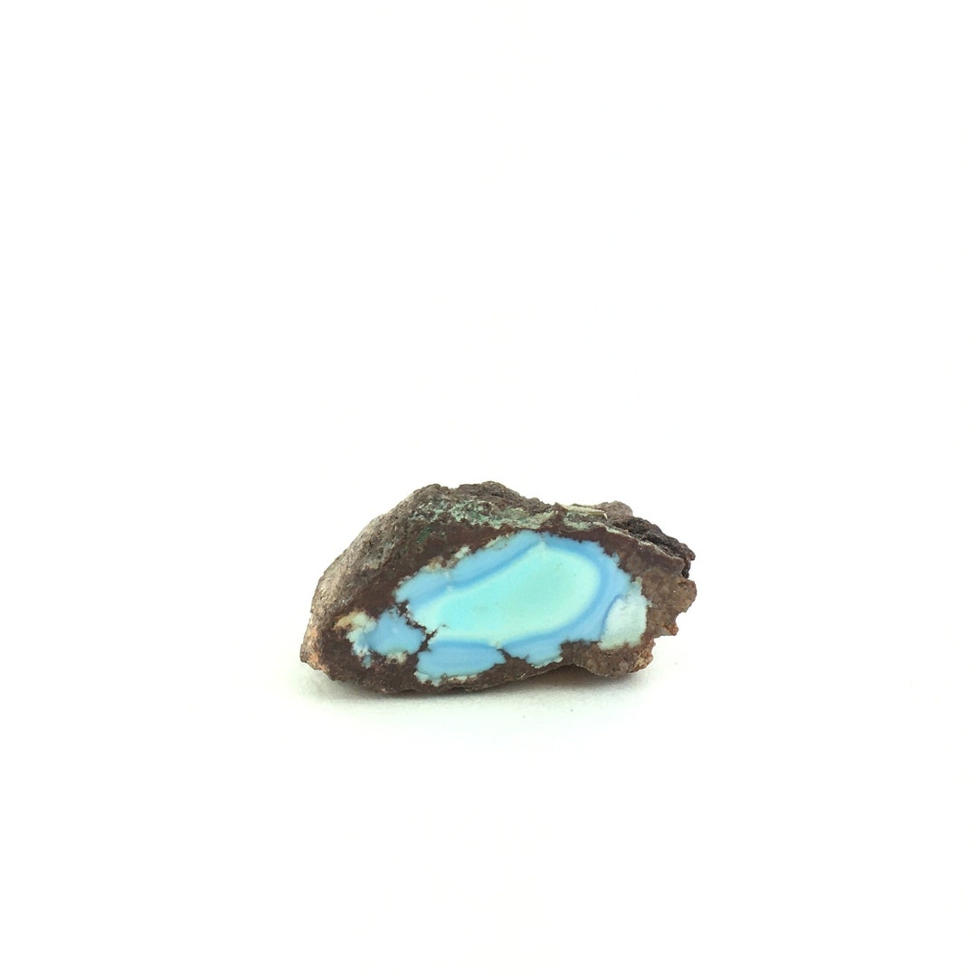 Turquoise Nodule (natural/ Cut and Polished ), Maykaine, Pavlodar ...