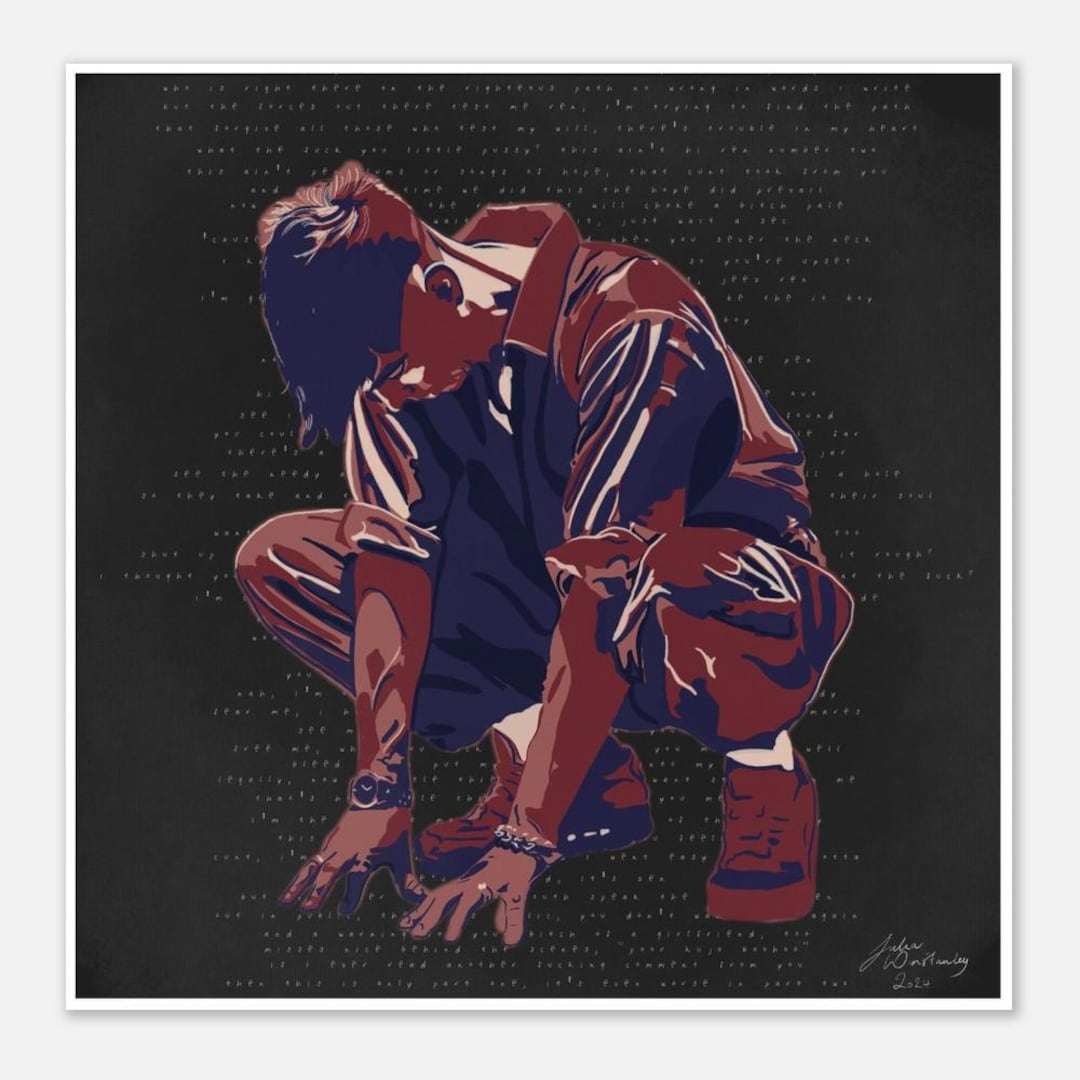 Hand-drawn Ren Gill Art Print – Unique Fan-made Digital Poster - Etsy