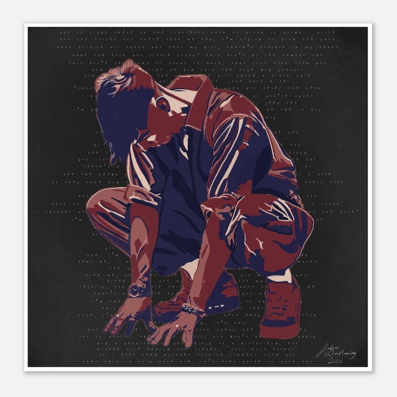 Hand-drawn Ren Gill Art Print – Unique Fan-made Digital Poster - Etsy