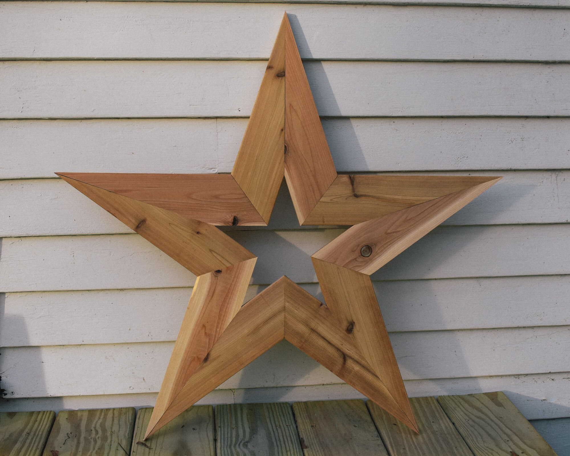 Wooden Star ~ Hand-crafted ~ Rustic ~ 30' Tall - Etsy