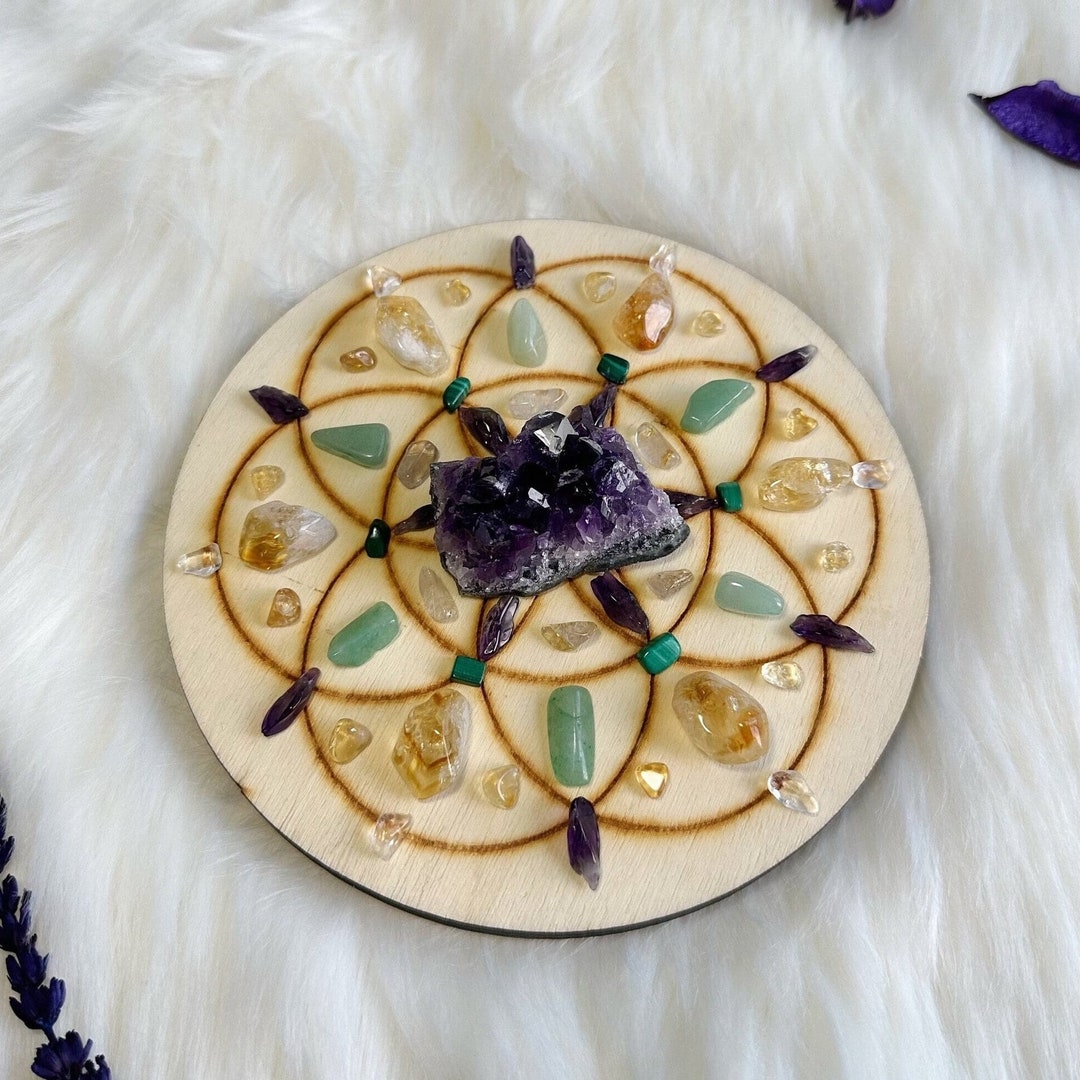 15cm Success and Prosperity Complete Set of Crystal Grid - Etsy
