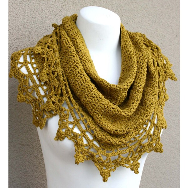 Leaf Shawl Pattern - Etsy