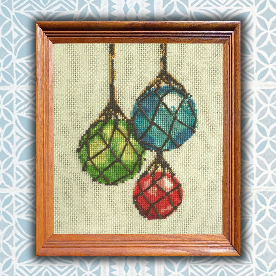 Tiki Floats Cross-stitch [PDF PATTERN] - Tiki Cross-stitch- DIY Tiki ...