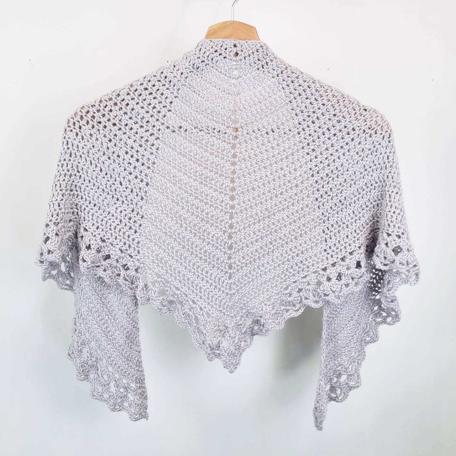 Silver Lining Shawl [PDF PATTERN] - Quick and Easy Beginner Crochet ...
