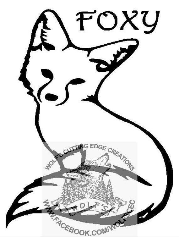 Foxy Design Svg Dxf Png Download Cricut Laser 2020 Virus - Etsy