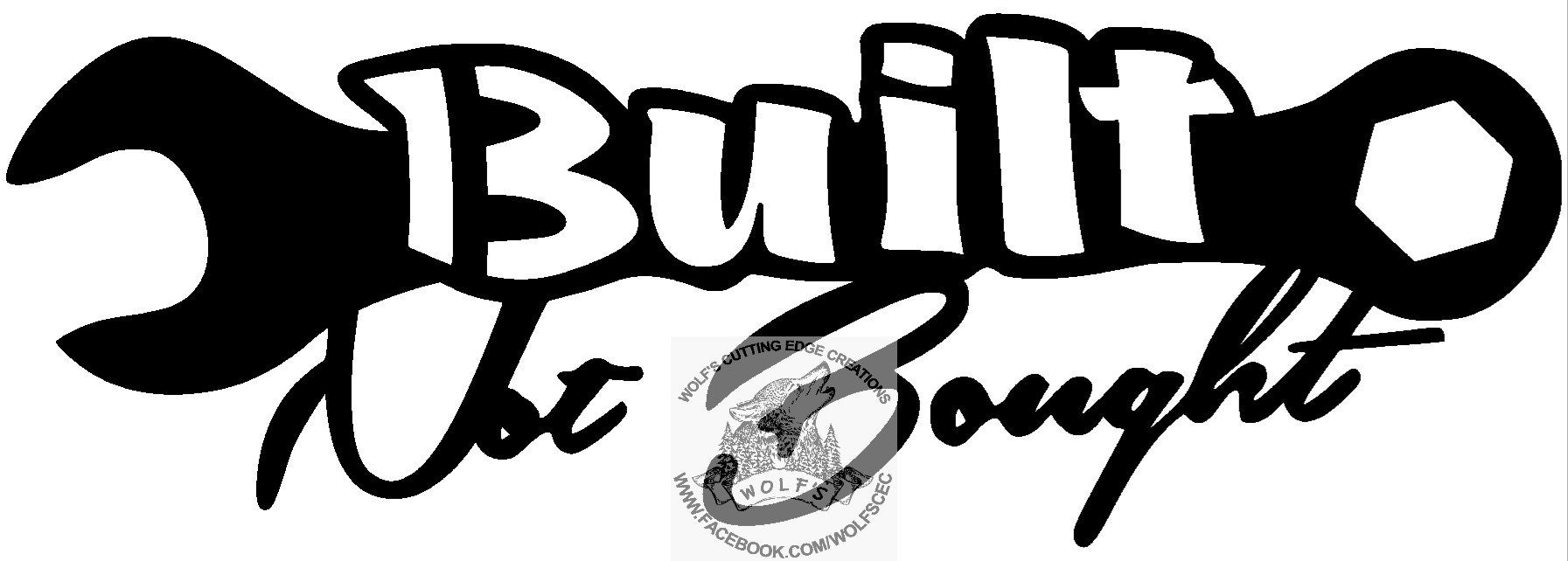 Built Not Bought Design Svg Dxf Png Download Cricut Laser Cnc - Etsy