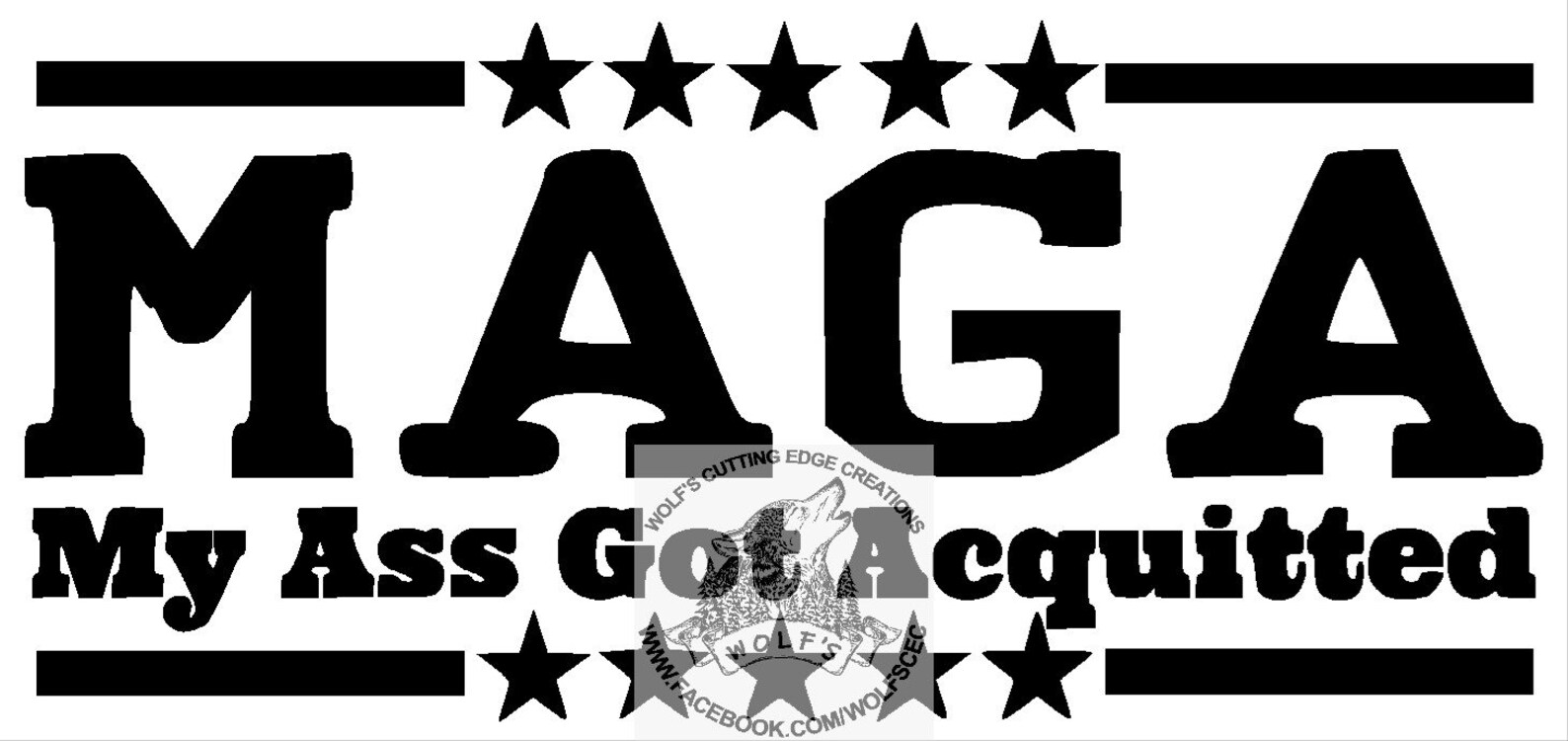 Trump MAGA diseño svg dxf vector cnc láser cricut Trump | Etsy