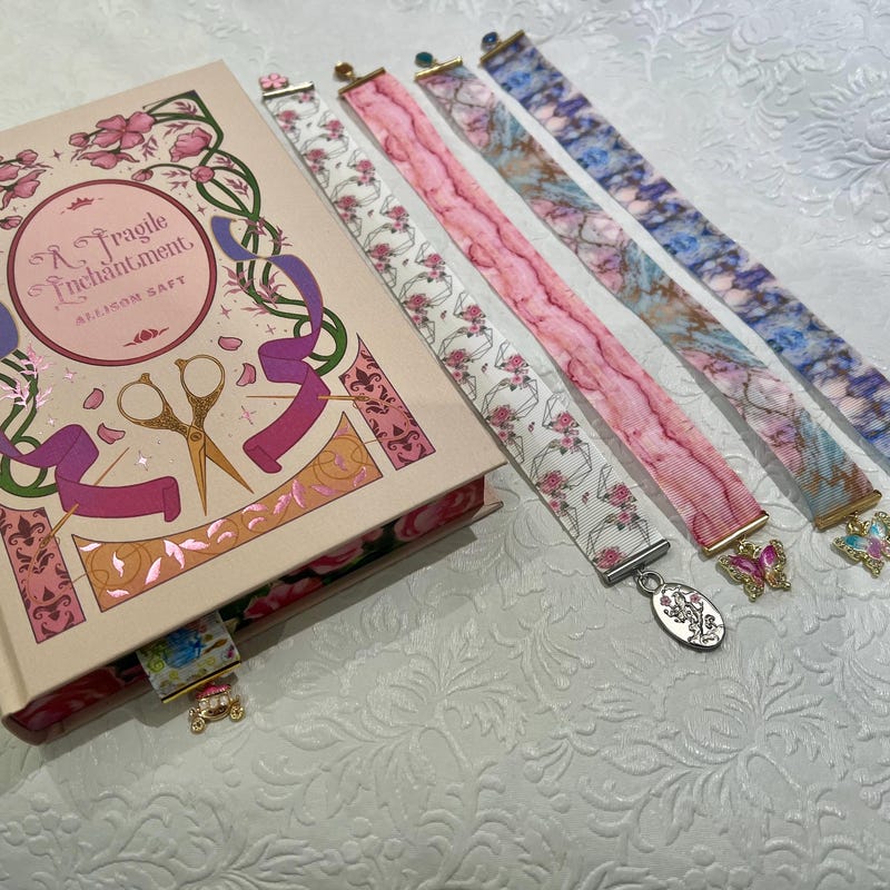 Ribbon Bookmarks - Etsy
