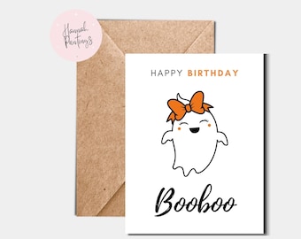 Happy Birthday Booboo Card - Etsy